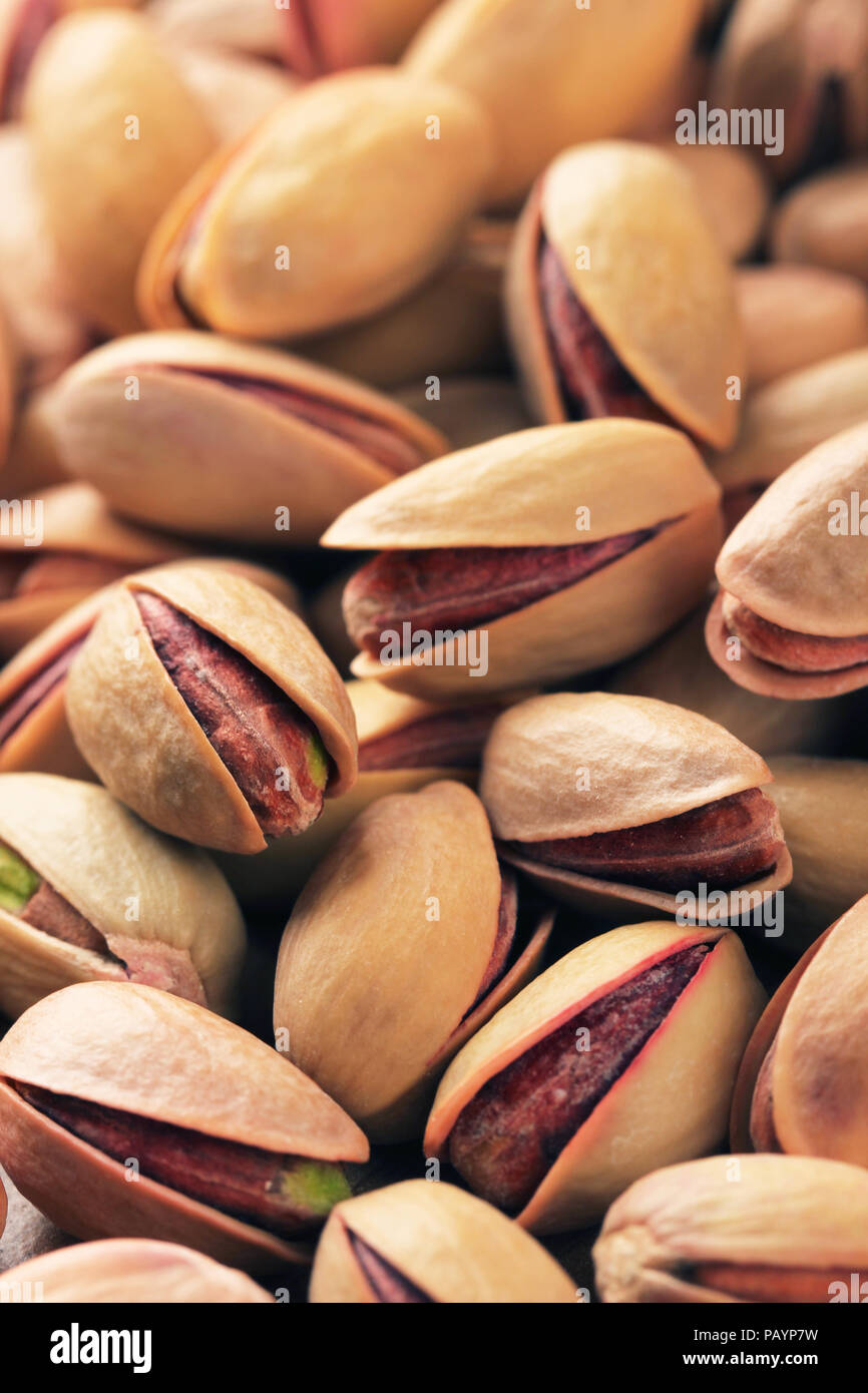 Roasted salted pistachio nuts Stock Photo - Alamy