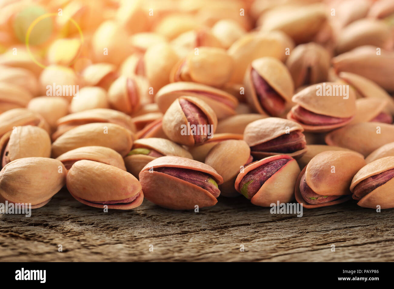 Roasted salted pistachio nuts Stock Photo - Alamy