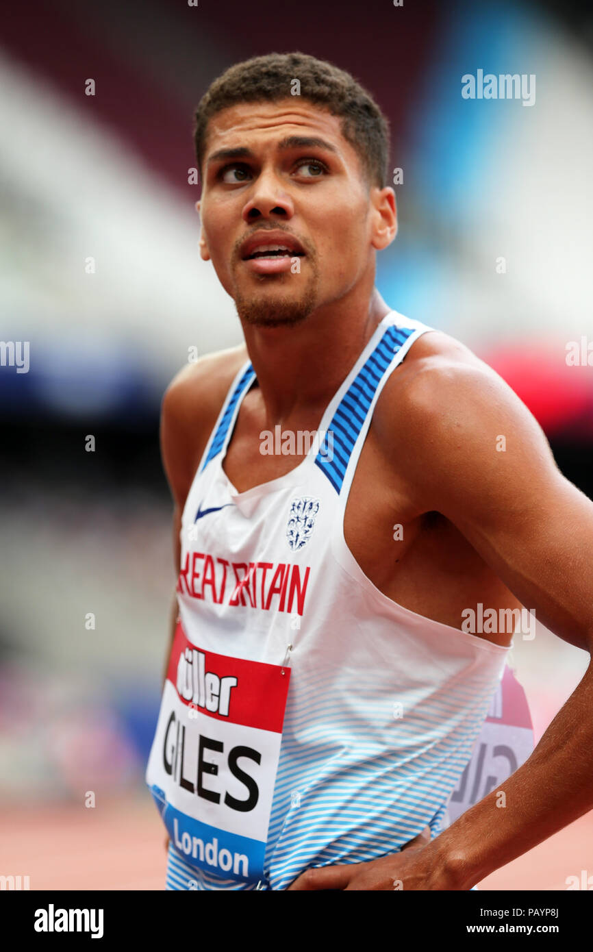 Elliot GILES (Great Britain) after competing in the Men's 800m Final at ...