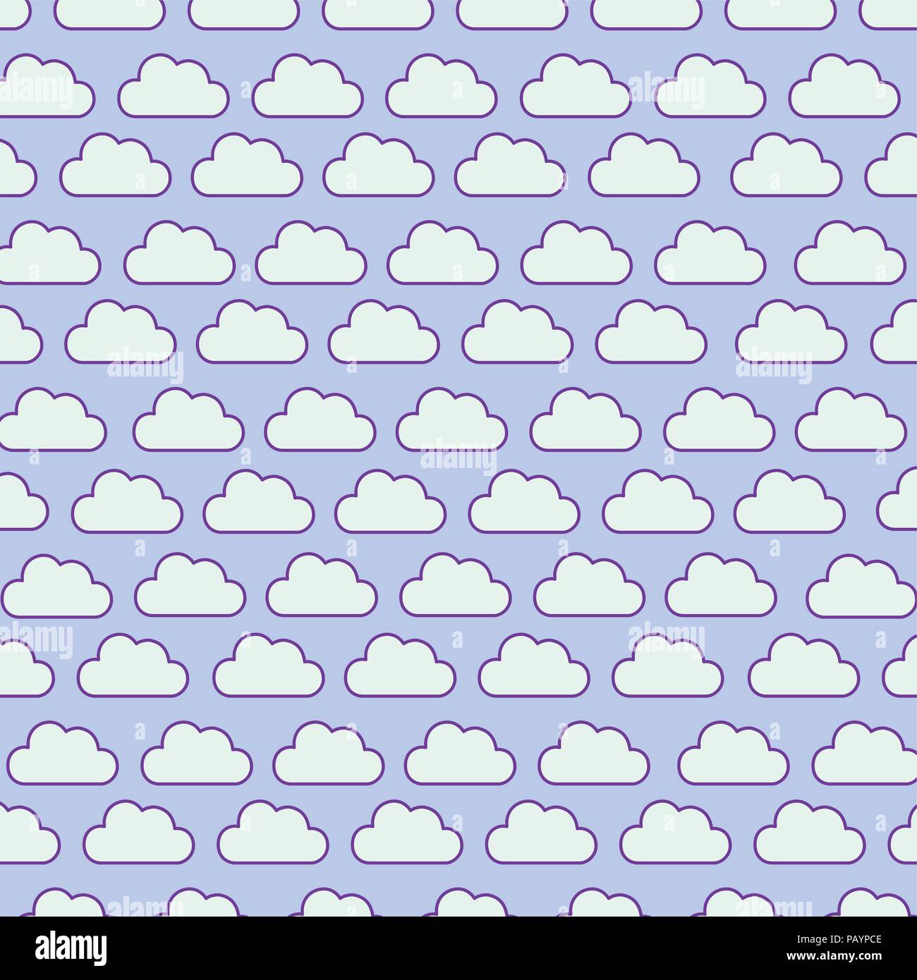 background with clouds pattern over background, vector illustration ...