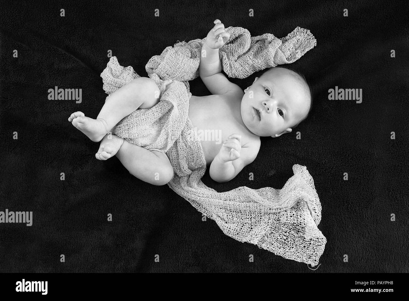Baby development milestones Black and White Stock Photos & Images - Alamy