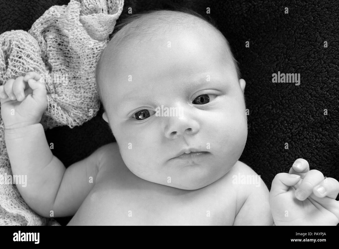 Baby development milestones Black and White Stock Photos & Images - Alamy