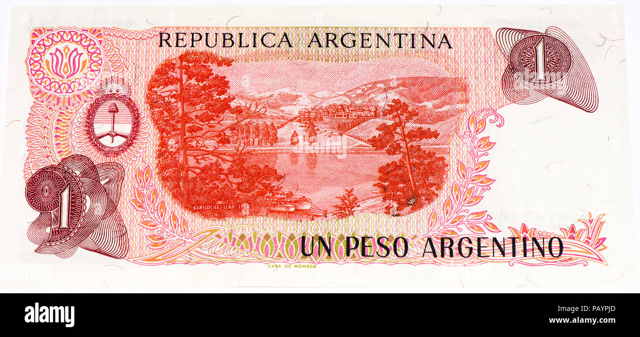Argentina Peso Currency Note Sign High Resolution Stock Photography and ...