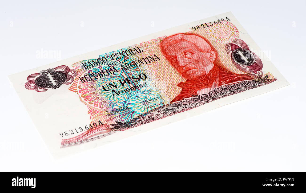 Argentina Peso Currency Note Sign High Resolution Stock Photography and ...