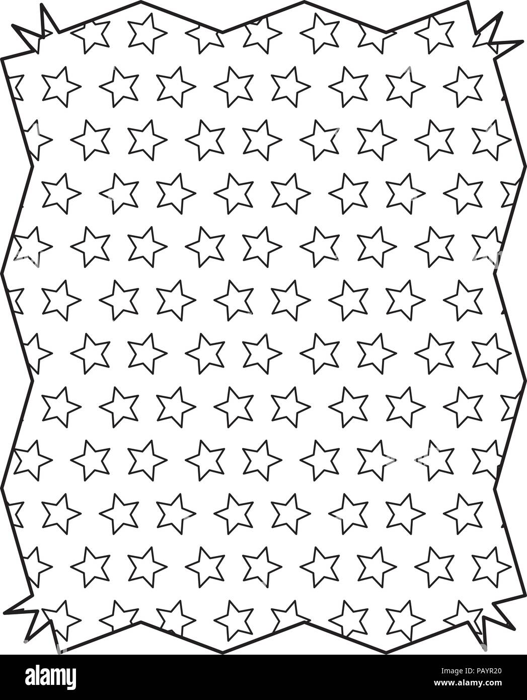 abstract frame with stars pattern over background, vector illustration ...