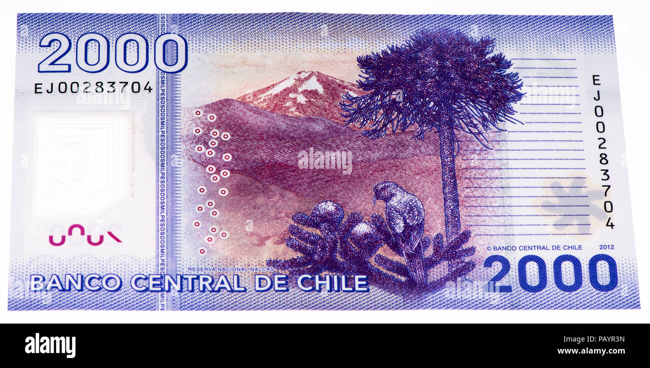 Chile peso currency note sign hi-res stock photography and images - Alamy