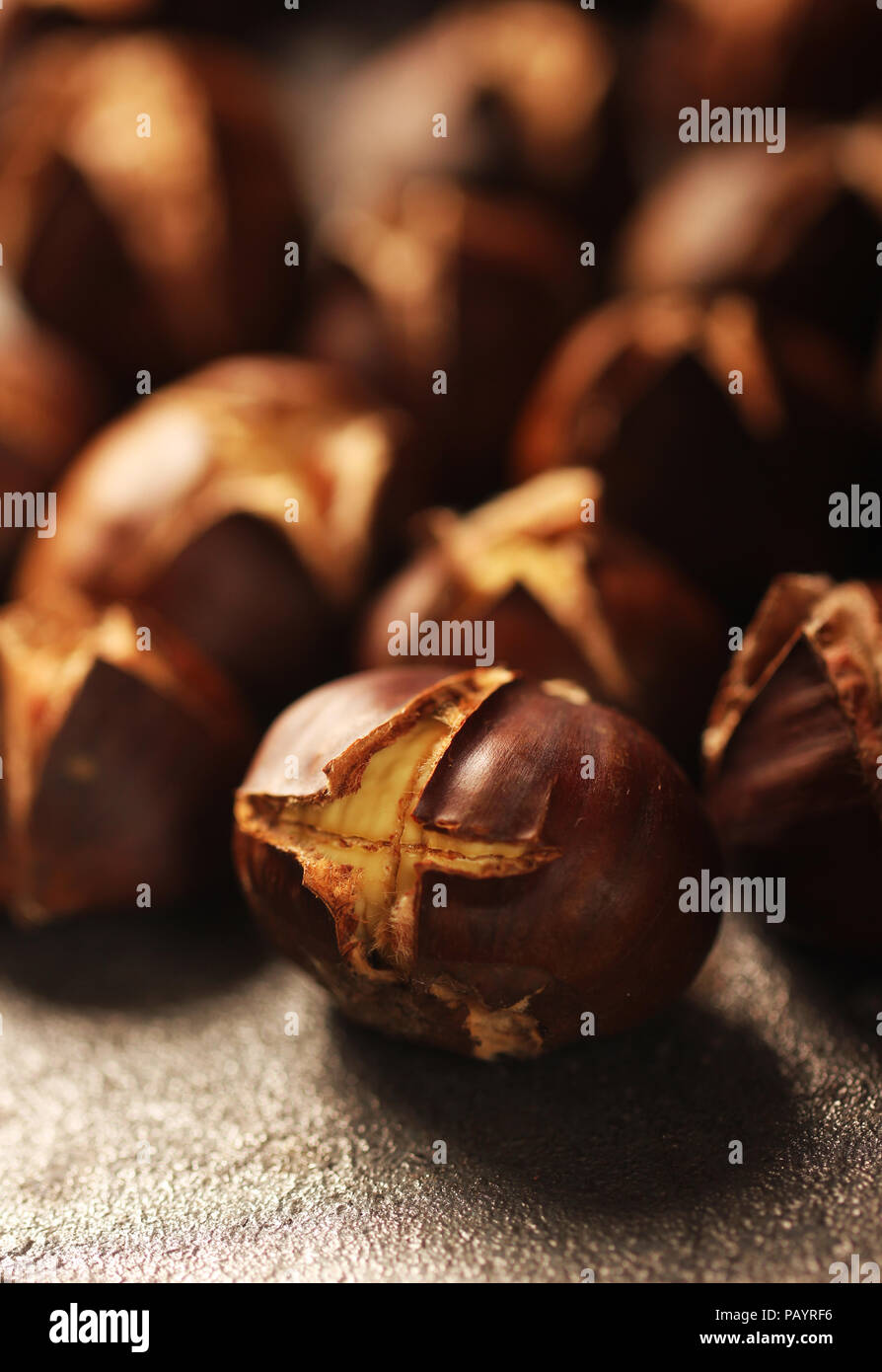 Chopped chestnuts hi-res stock photography and images - Alamy