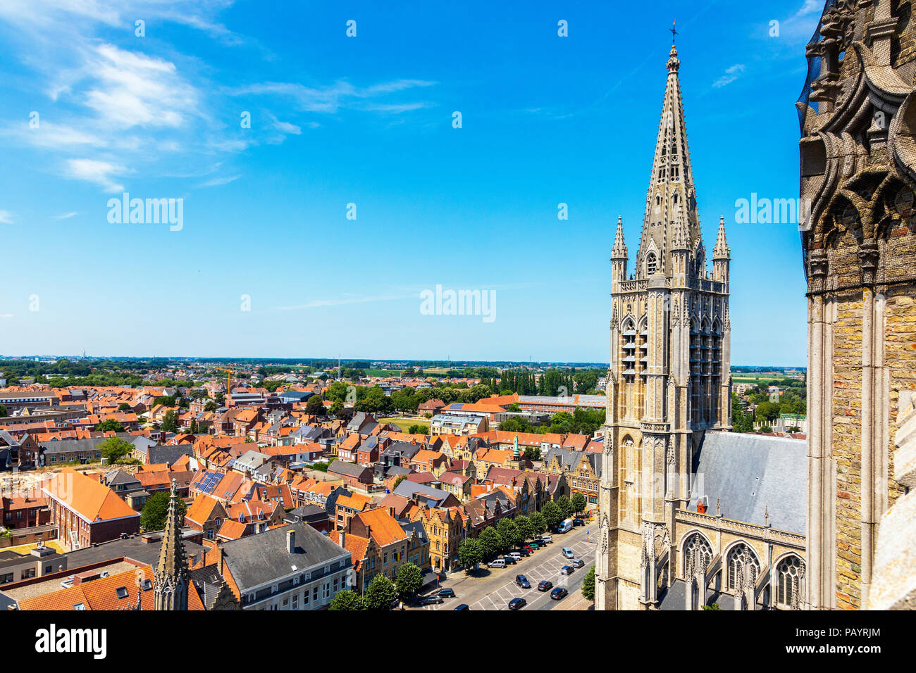 Gothic medieval spire tower hi-res stock photography and images - Alamy