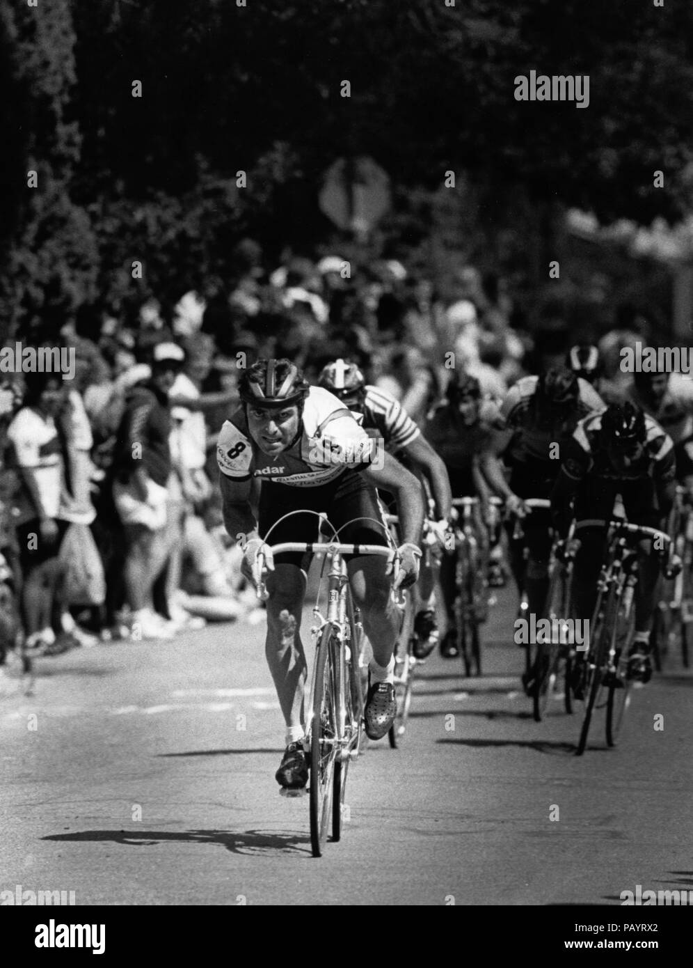 Professional cyclist Black and White Stock Photos & Images - Alamy