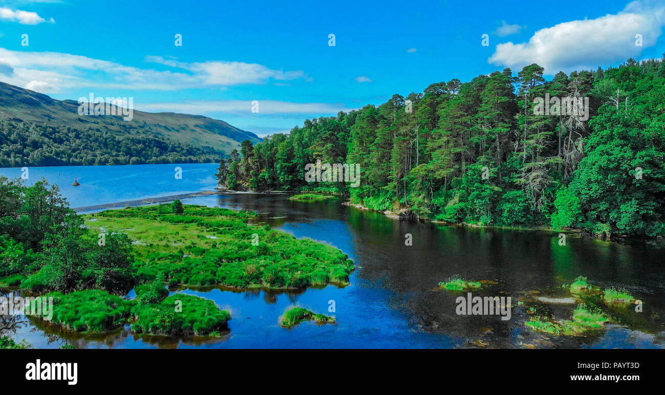 Beautiful landscape in the Scottish Highlands Stock Photo - Alamy