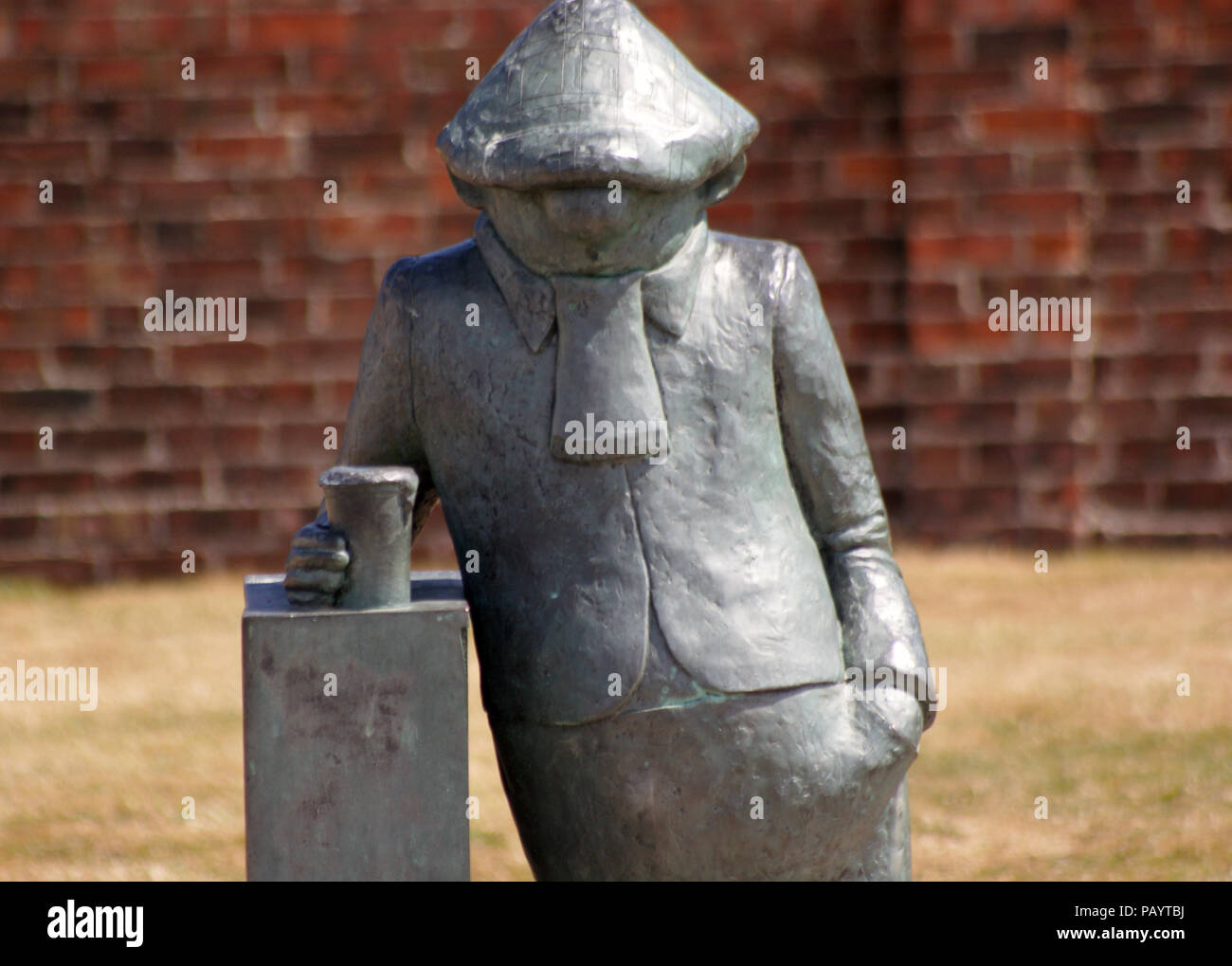 Andy Capp Cartoon Character Bronze Statue Hartlepool England Stock ...