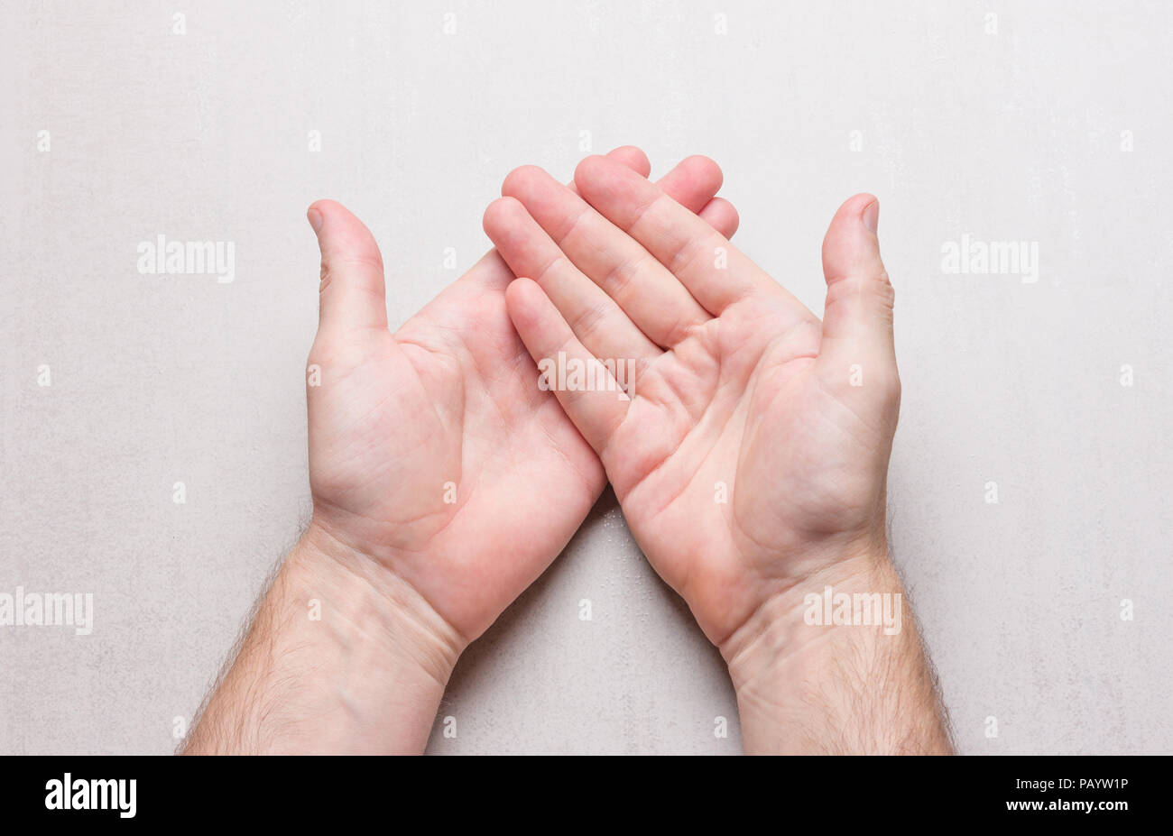 Top view person open empty hi-res stock photography and images - Alamy