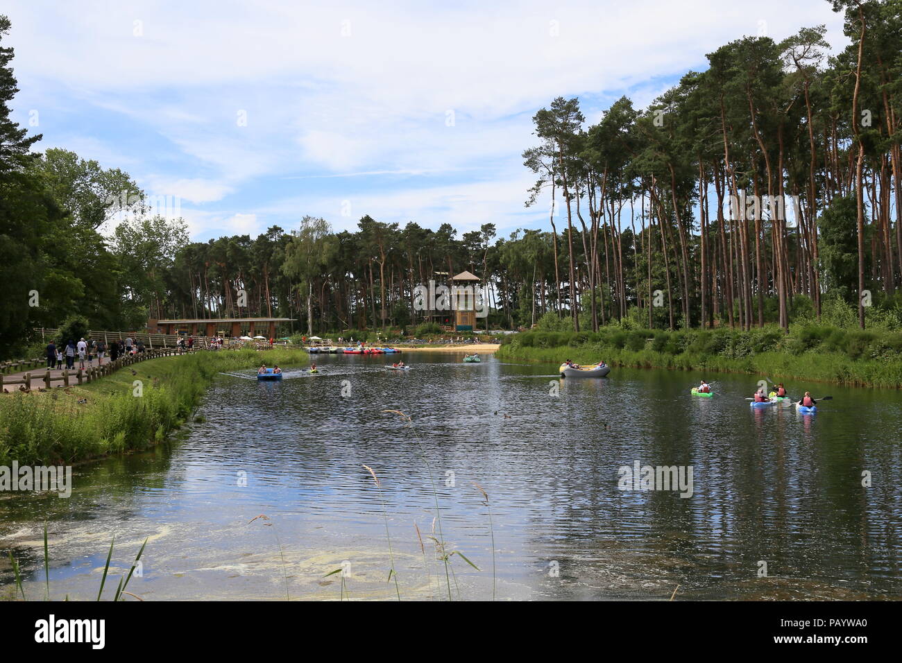 Waterfront and Action Challenge, Center Parcs Woburn Forest, Fordfield ...