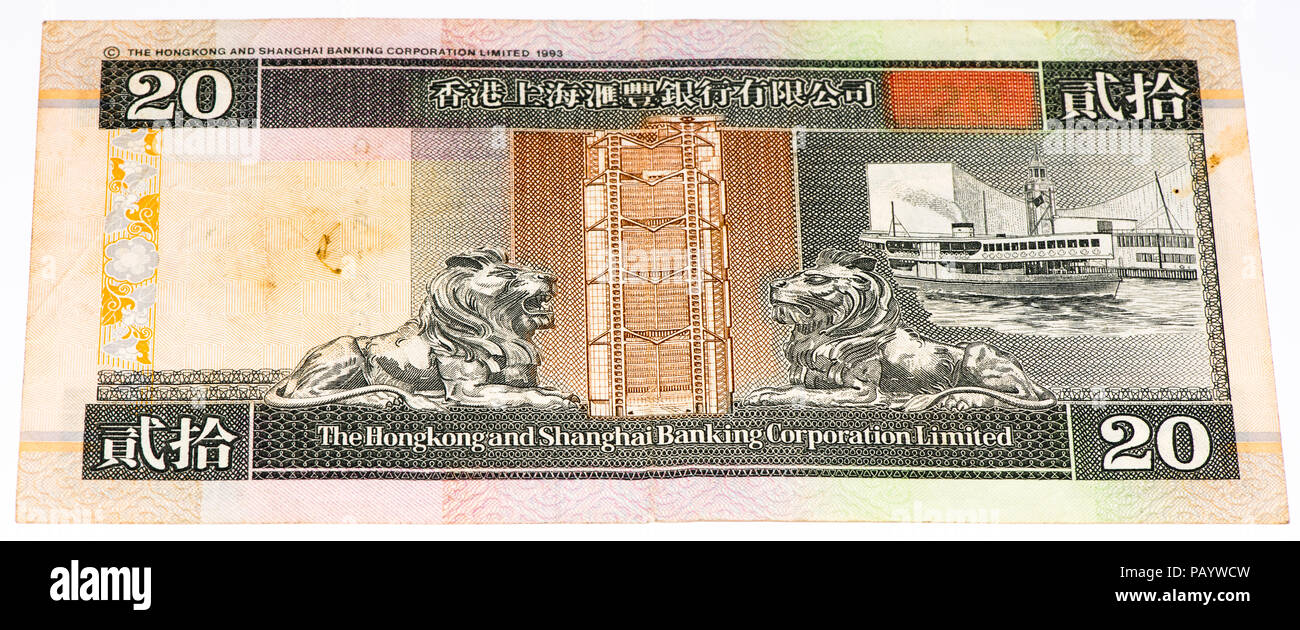 Hong kong 20 dollar note hi-res stock photography and images - Alamy