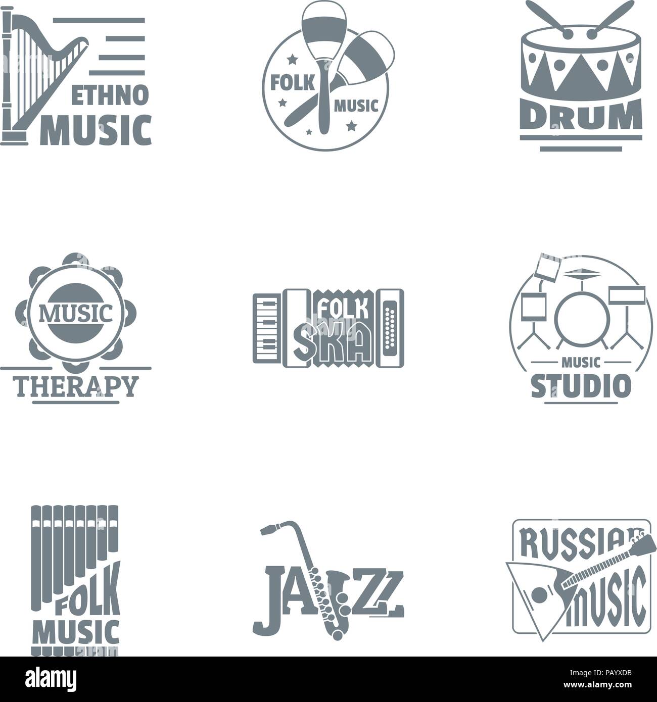 Musical taste Stock Vector Images - Alamy