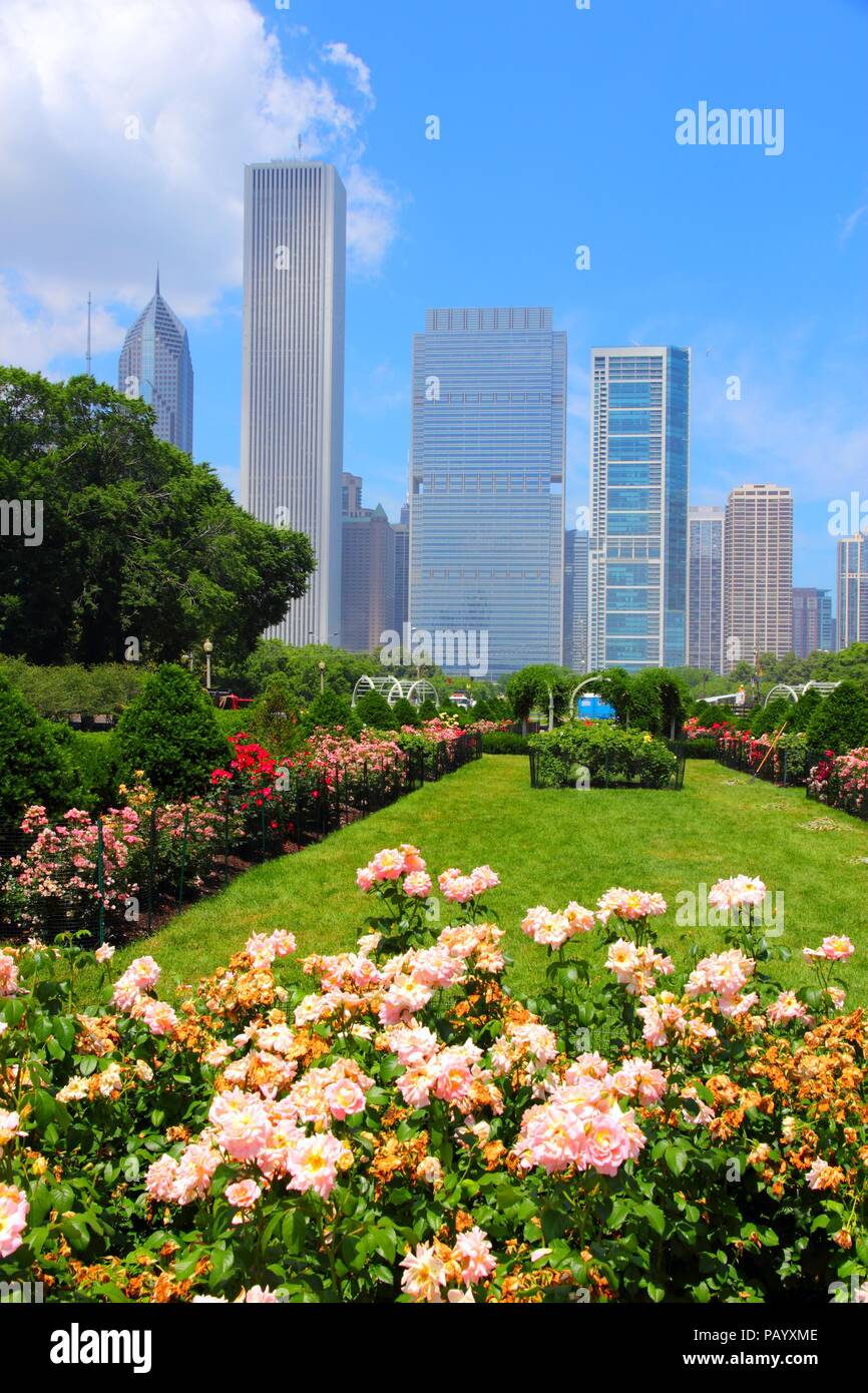 Grant park chicago flowers hi-res stock photography and images - Alamy