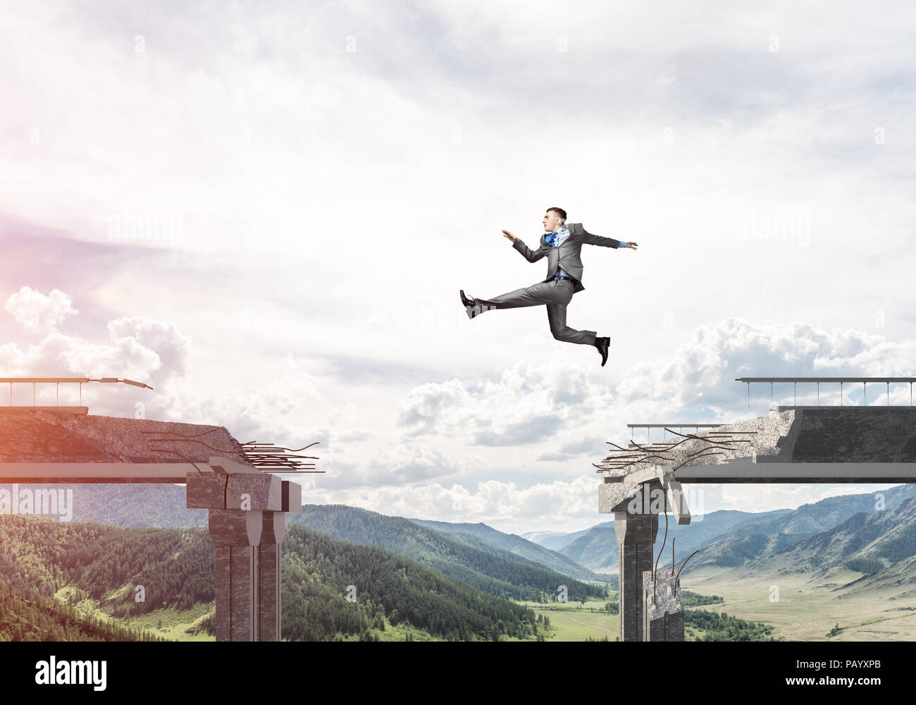 Problems and difficulties overcoming concept Stock Photo - Alamy