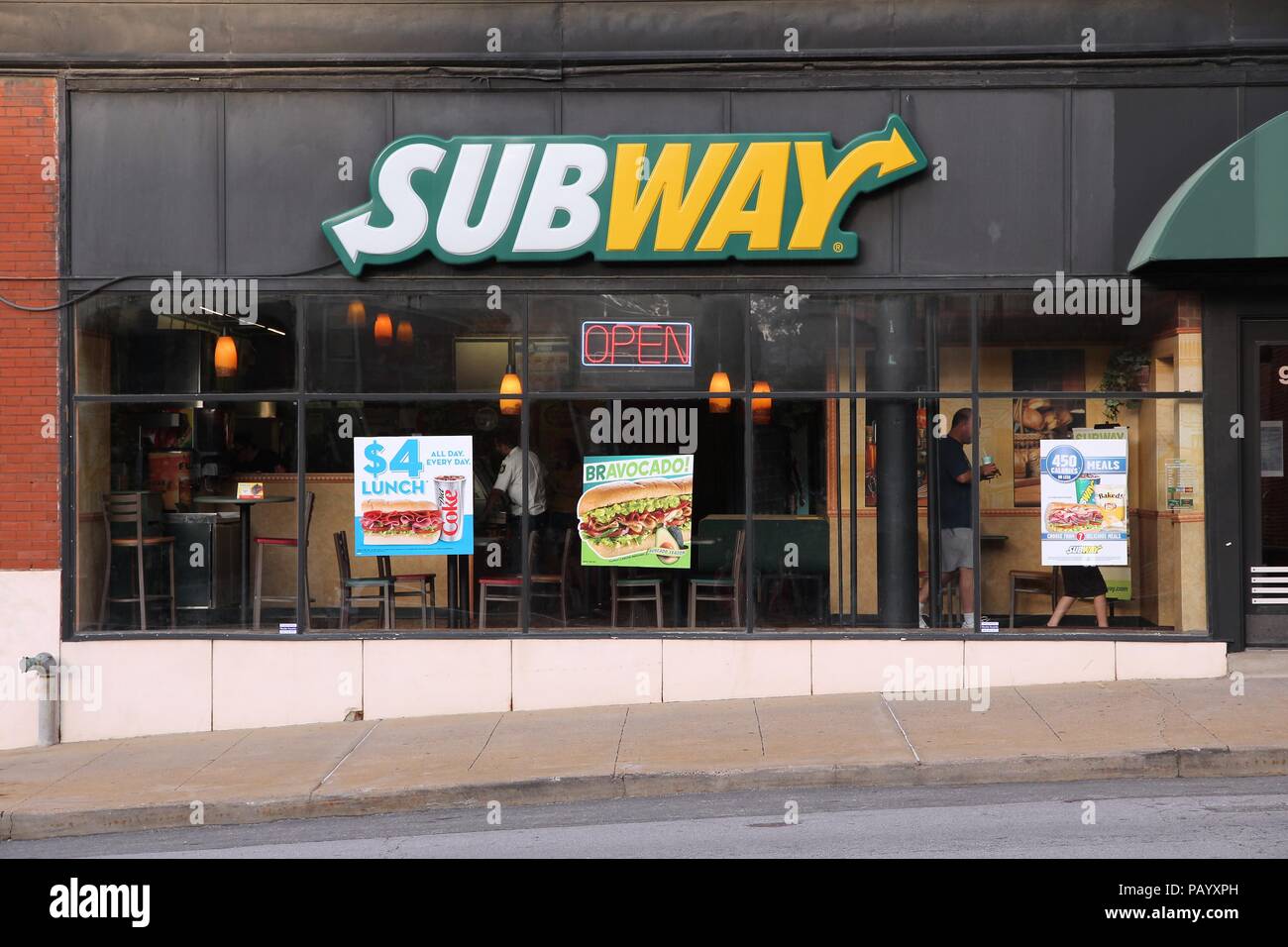Subway food united states hi-res stock photography and images - Alamy