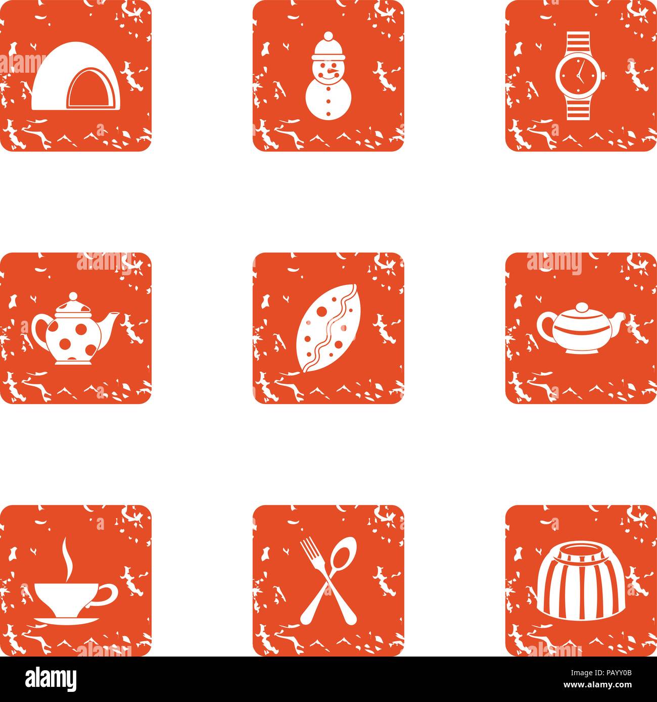 Table set for afternoon tea Stock Vector Images - Alamy