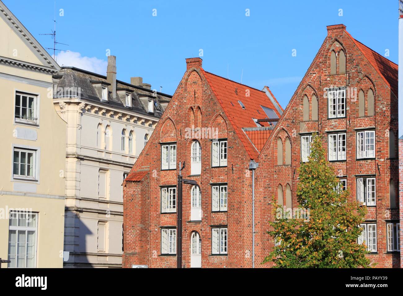 Residential architecture lubeck germany hi-res stock photography and ...