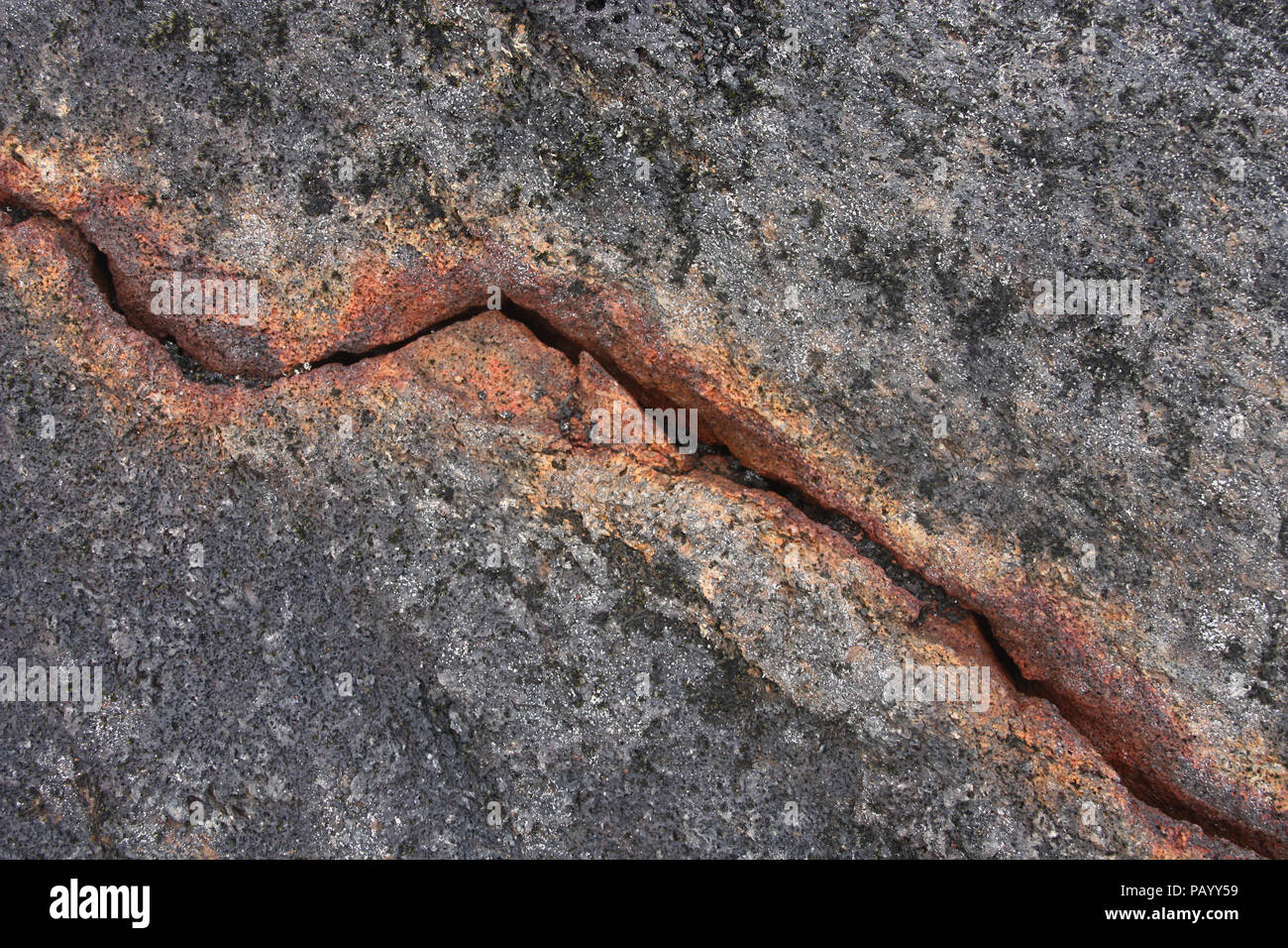 Cracked lava rock in Iceland, volcanic heat coming from underground ...