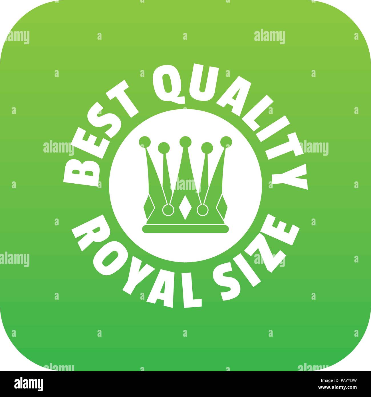 Imperial icon green vector Stock Vector Image & Art - Alamy