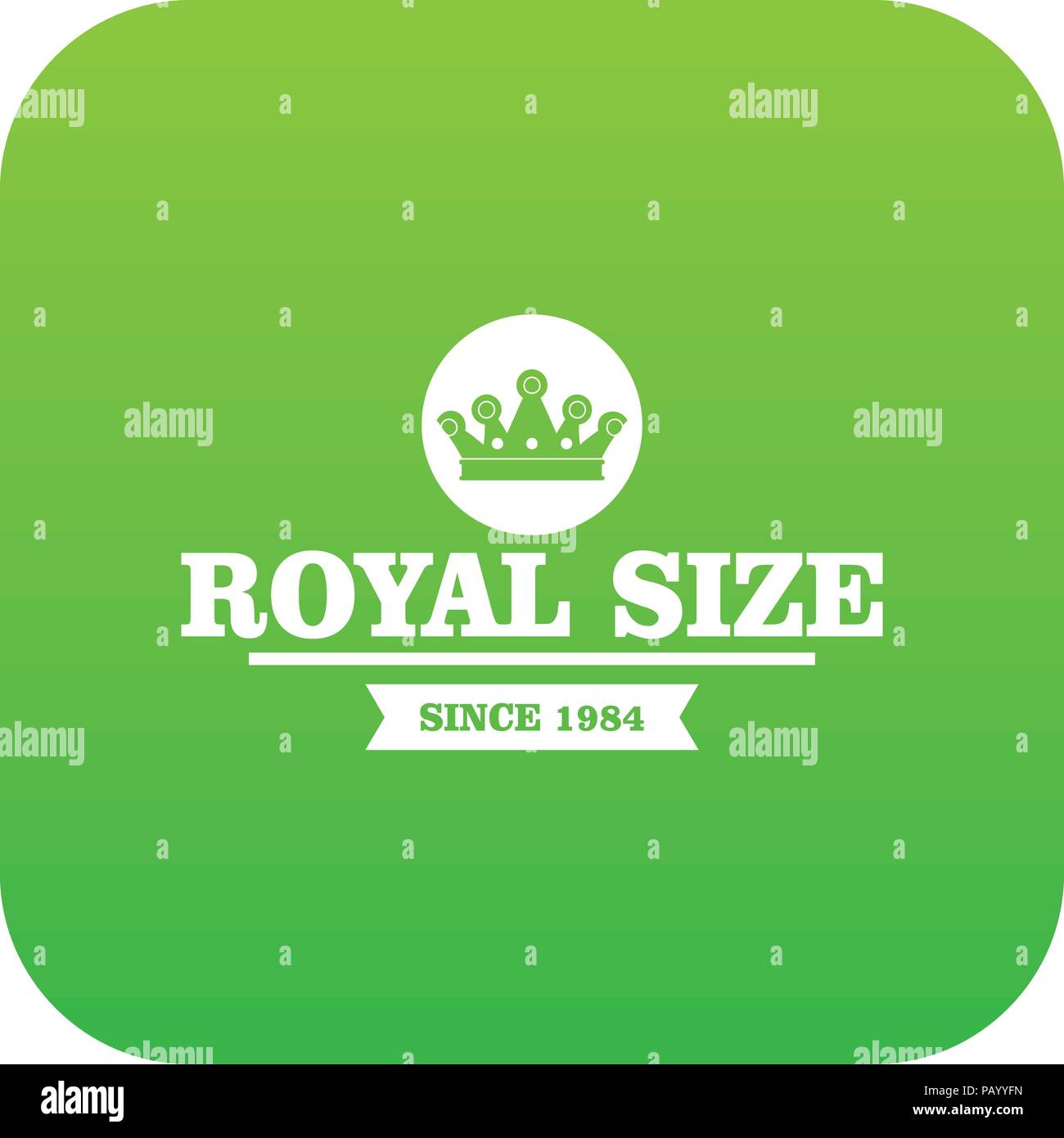 Monarch king icon green vector Stock Vector Image & Art - Alamy