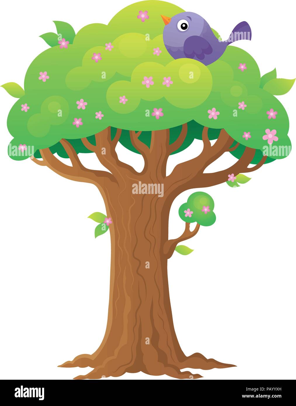 Tree topic image 3 - eps10 vector illustration Stock Vector Image & Art ...