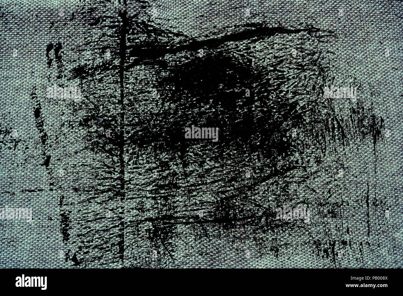 Grunge dirty Linen fabric surface for mock-up or designer use, swatch ...