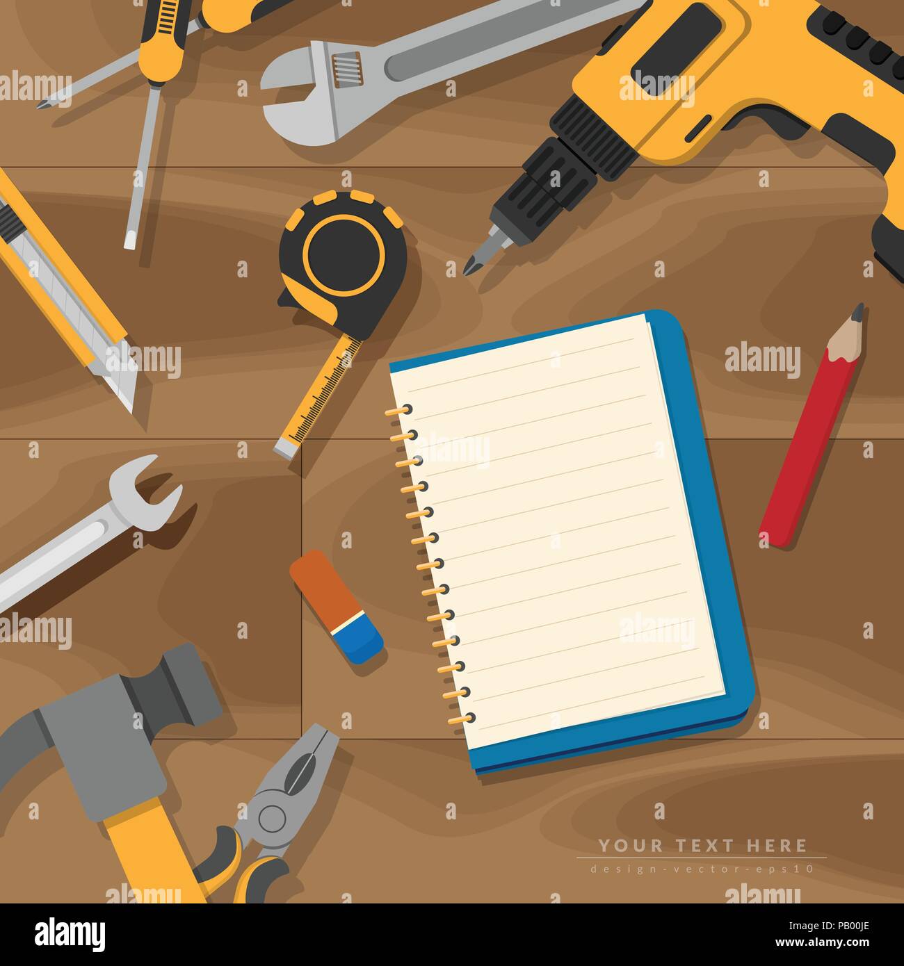 Rustic wooden house on Stock Vector Images - Alamy