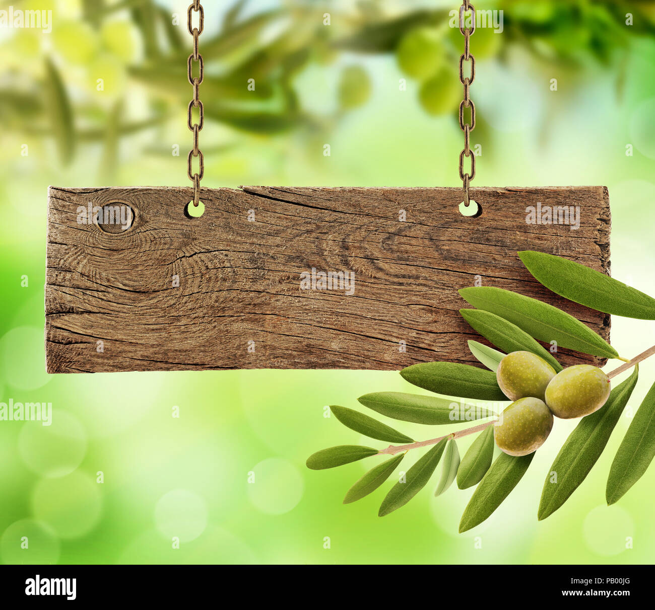 Fresh olives, olive tree and wooden board Stock Photo - Alamy