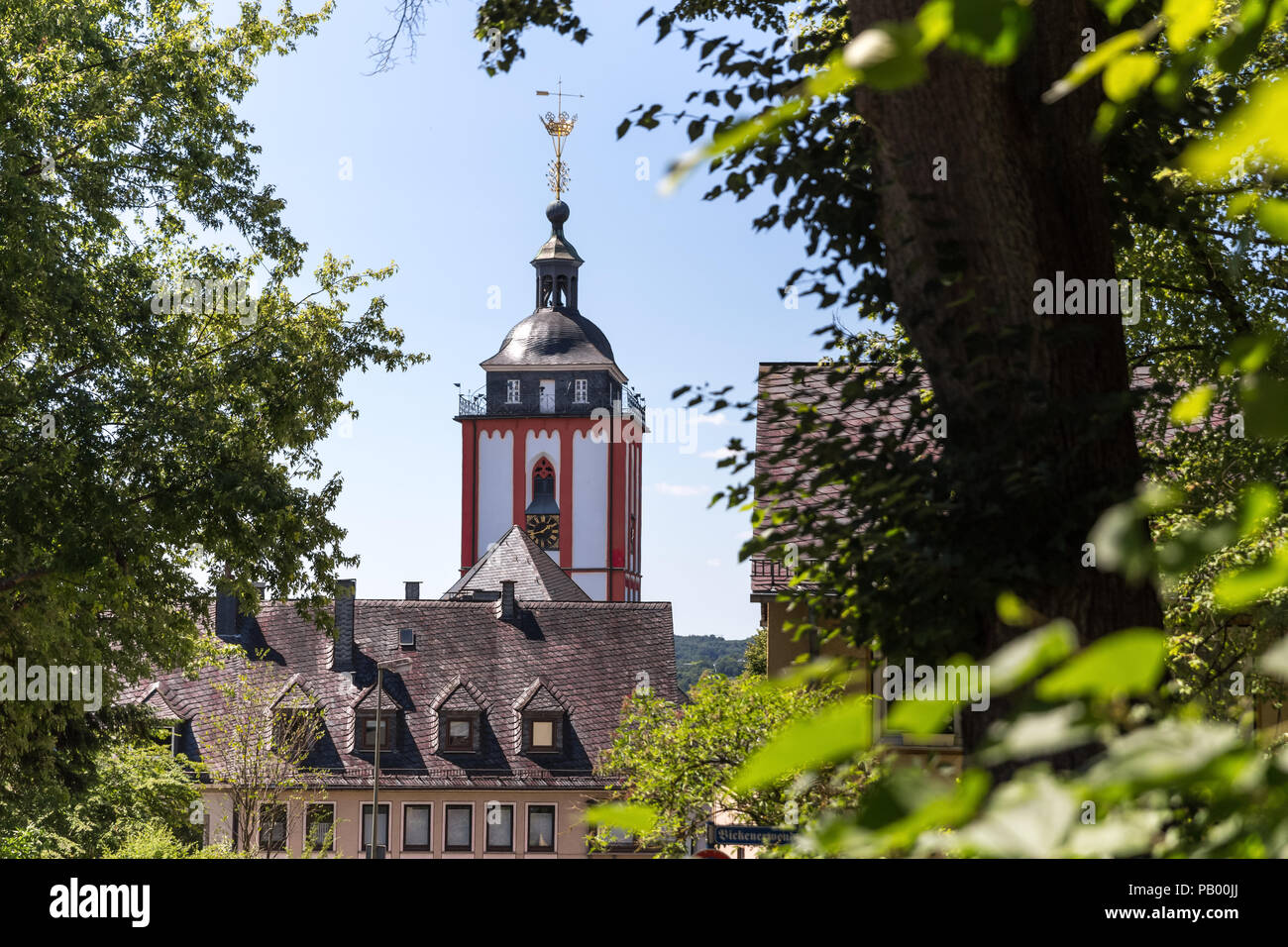 siegen town germany in the summer Stock Photo - Alamy
