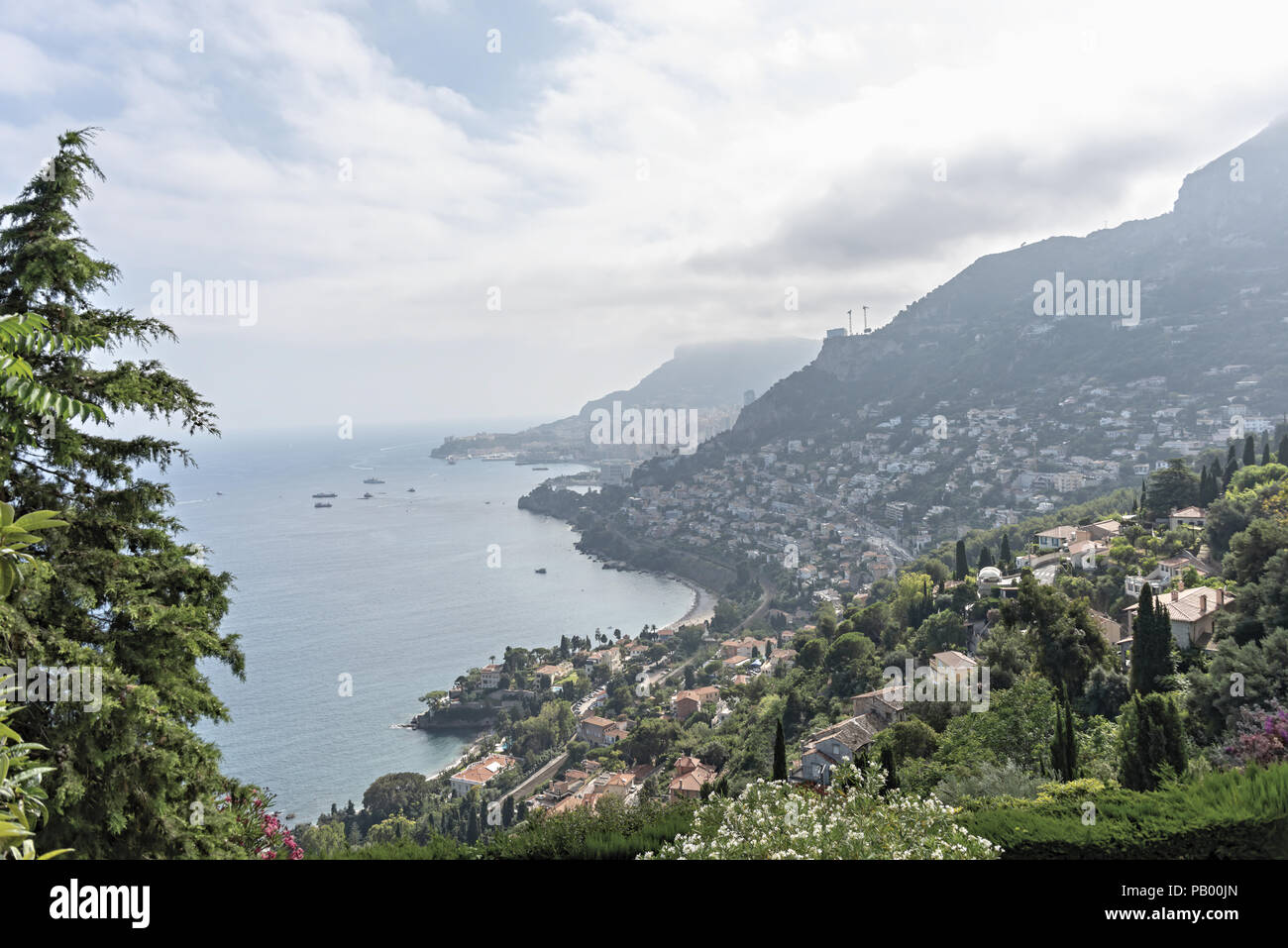 Menton Roquebrune Cap Martin panorama 5 Stock Photo - Alamy