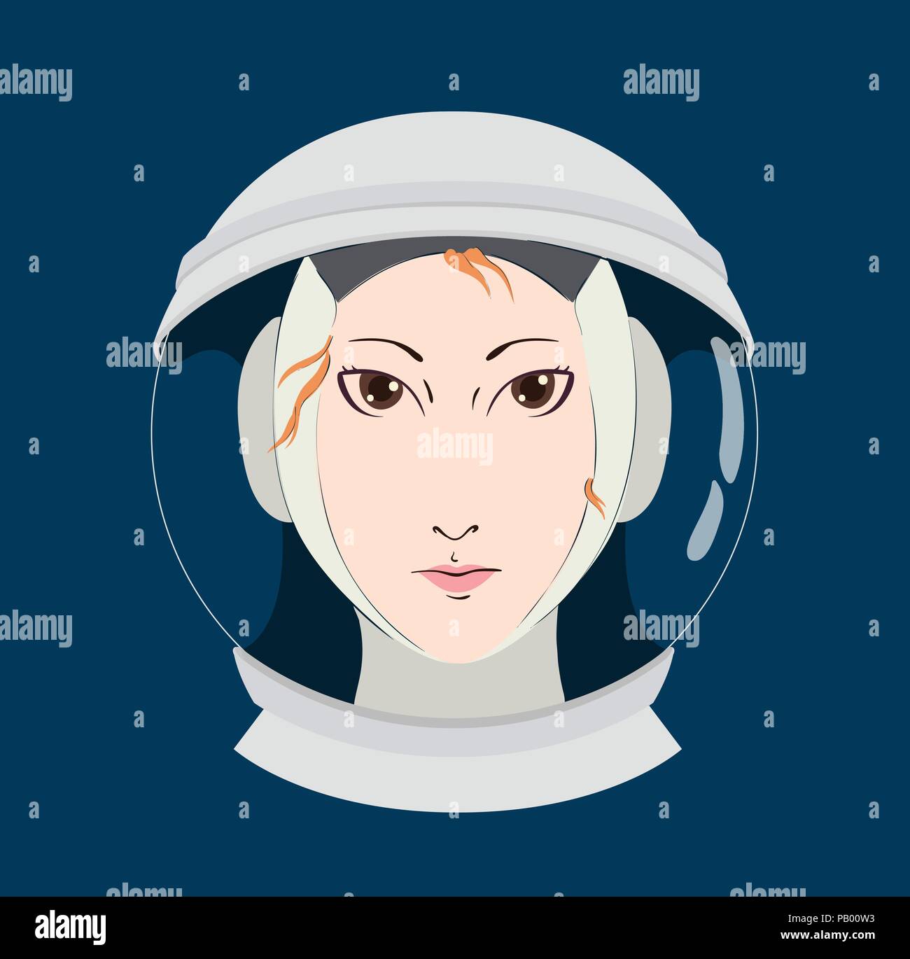 Nasa scientist woman Stock Vector Images - Alamy