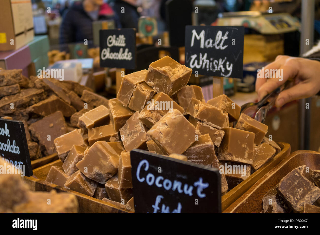 Variety of fudge hi-res stock photography and images - Alamy
