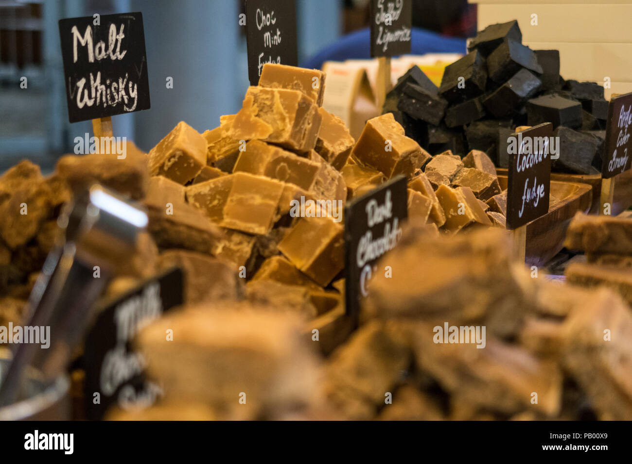 Variety of fudge hi-res stock photography and images - Alamy