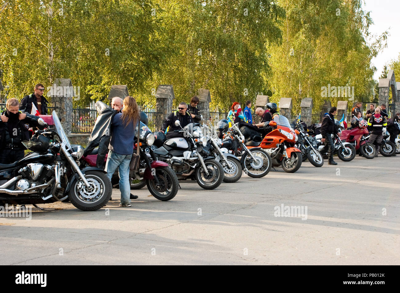 bikers in the ride Stock Photo - Alamy