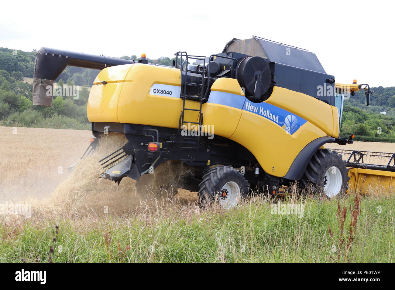 Harvesttime, Wales UK Stock Photo - Alamy