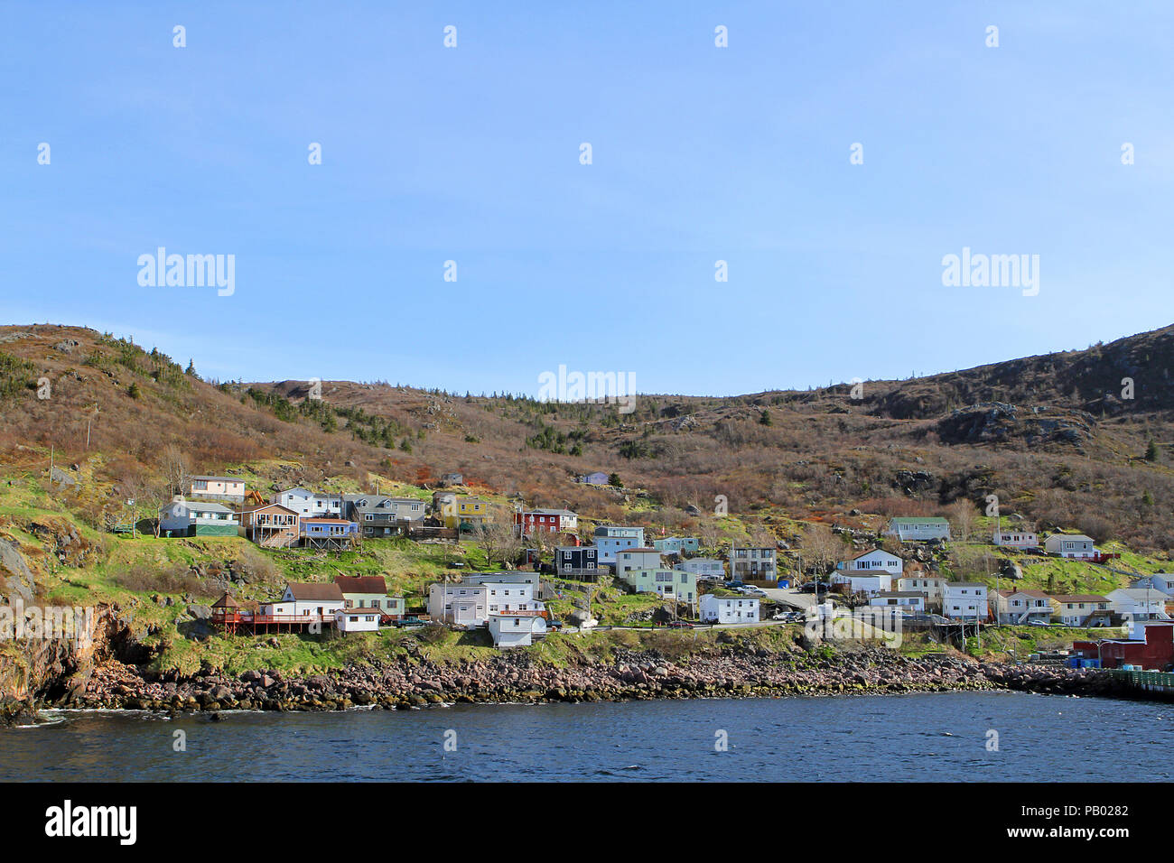 Petty Harbour and Village of Chafe's Landing in Newfoundland, Canada ...