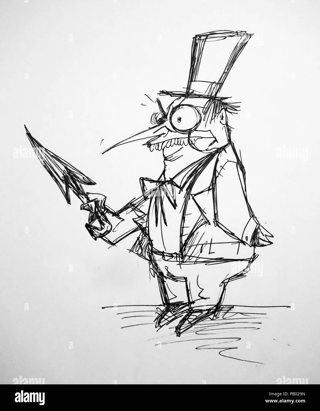 Victorian man suit cartoon hi-res stock photography and images - Alamy