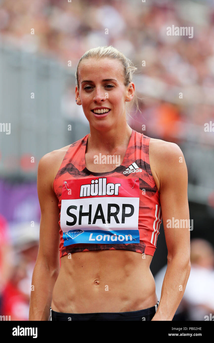 Lynsey SHARP (Great Britain) after competing in the Women's 800m Final ...
