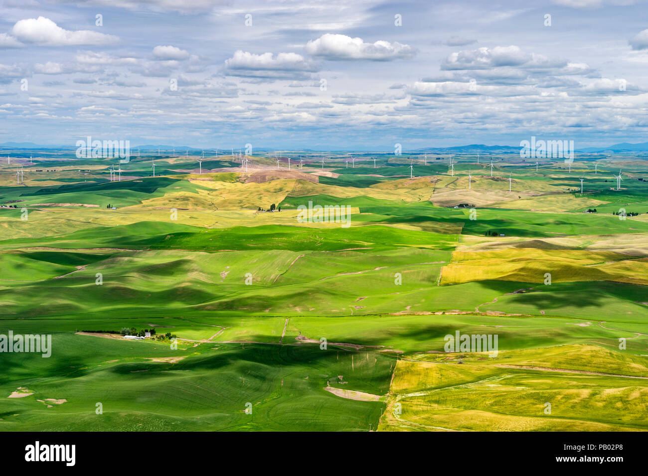 Aerial of palouse region hi-res stock photography and images - Alamy