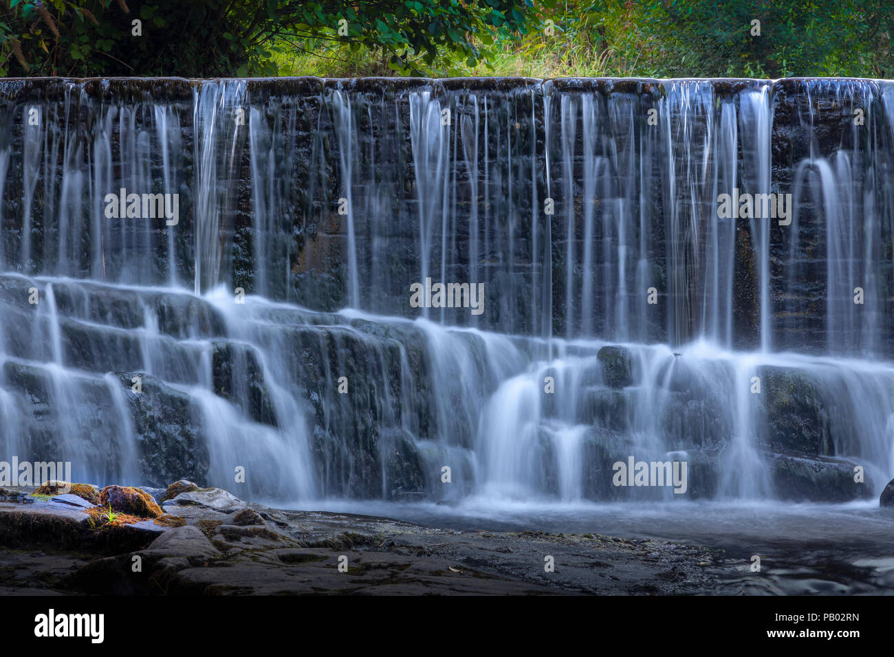 Water cascade weir on river hi-res stock photography and images - Alamy