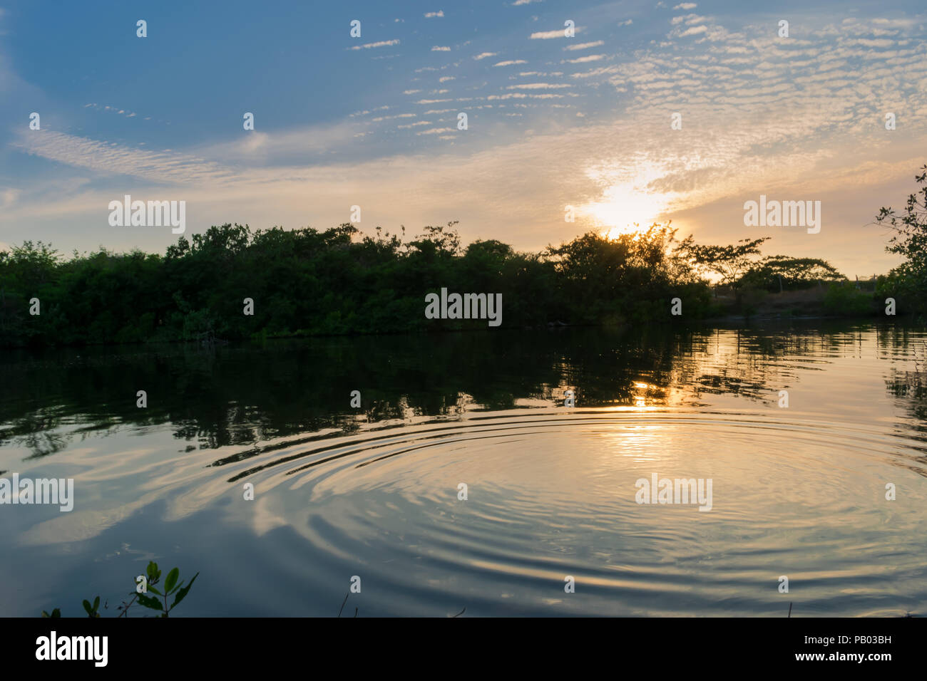 Sunset at Samara Beach, Costa Rica Stock Photo - Alamy