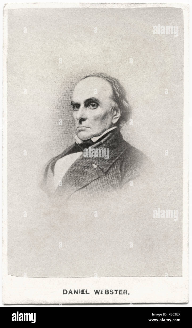 Daniel Webster (1782-1852), American Politician, Served as Congressman ...
