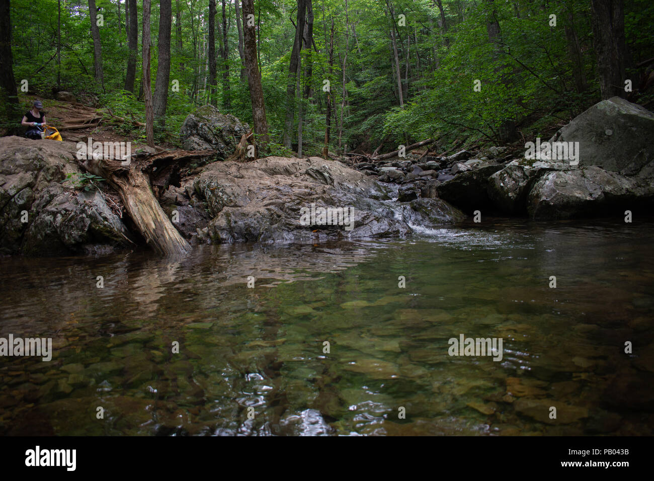 Beauty hiker hiking nature water hi-res stock photography and images ...