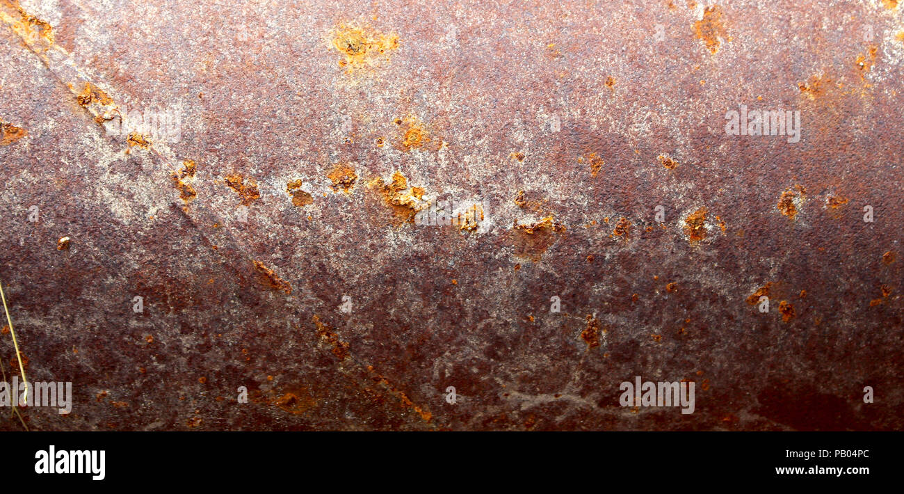heavy rusted iron plate real rust iron Stock Photo - Alamy