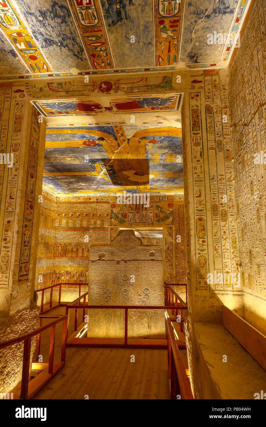 Tomb of ramesses iv hi-res stock photography and images - Alamy