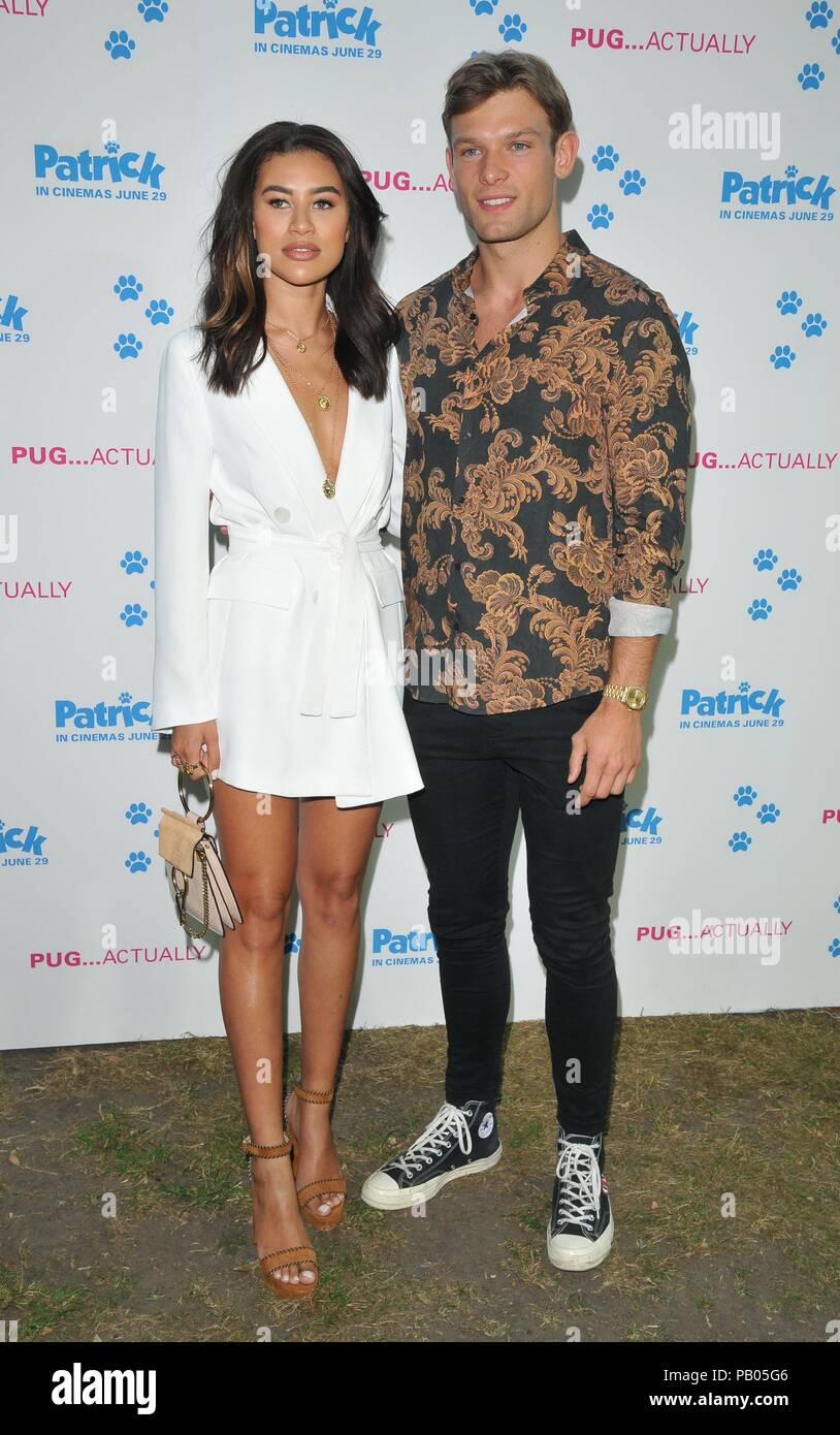 London.UK. Montana Brown and Elliott Reeder at the "Patrick" UK film ...