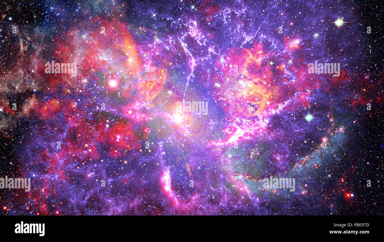 Spiral galaxy in space. Elements of this image furnished by NASA Stock ...